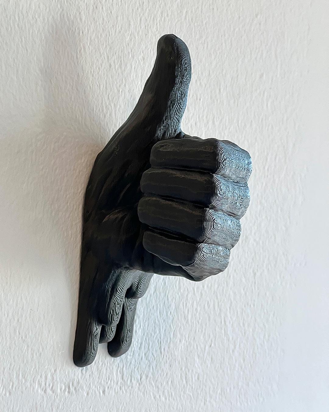 The Approval Hand Sculpture Home Decor Wall Thumbs up Hook Design ...