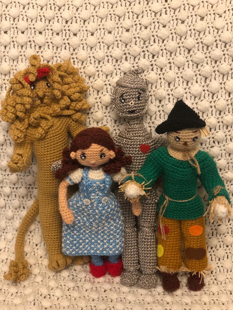 Wizard of Oz Crochet Amigurumi Set REALISTIC! - Etsy UK