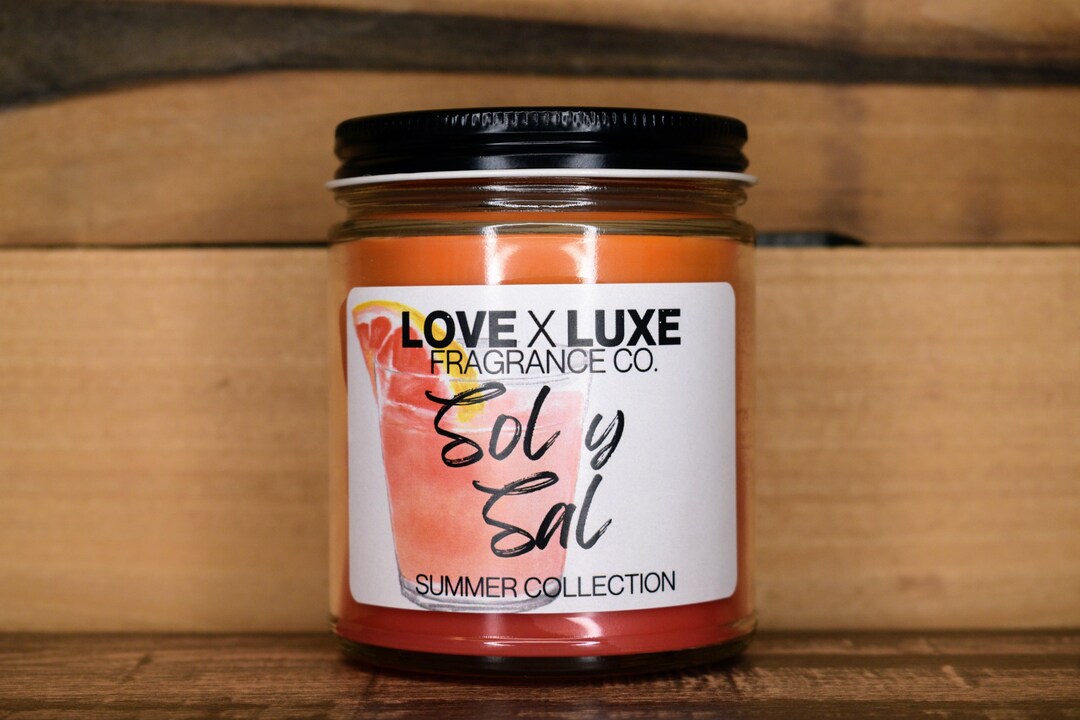 Sol Y Sal Summer Collection 7 Oz Candle Soy Blend Crackling Wood Wick ...