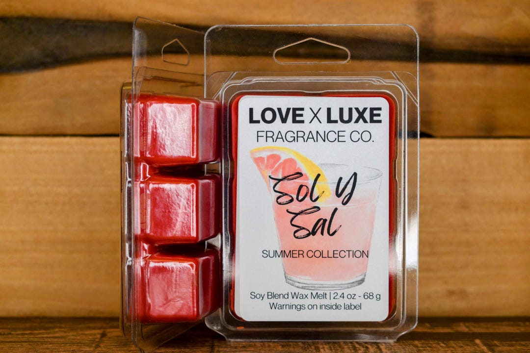 Sol Y Sal | Summer Collection | 2.4 Oz Wax Melt | Soy Blend | Hand ...