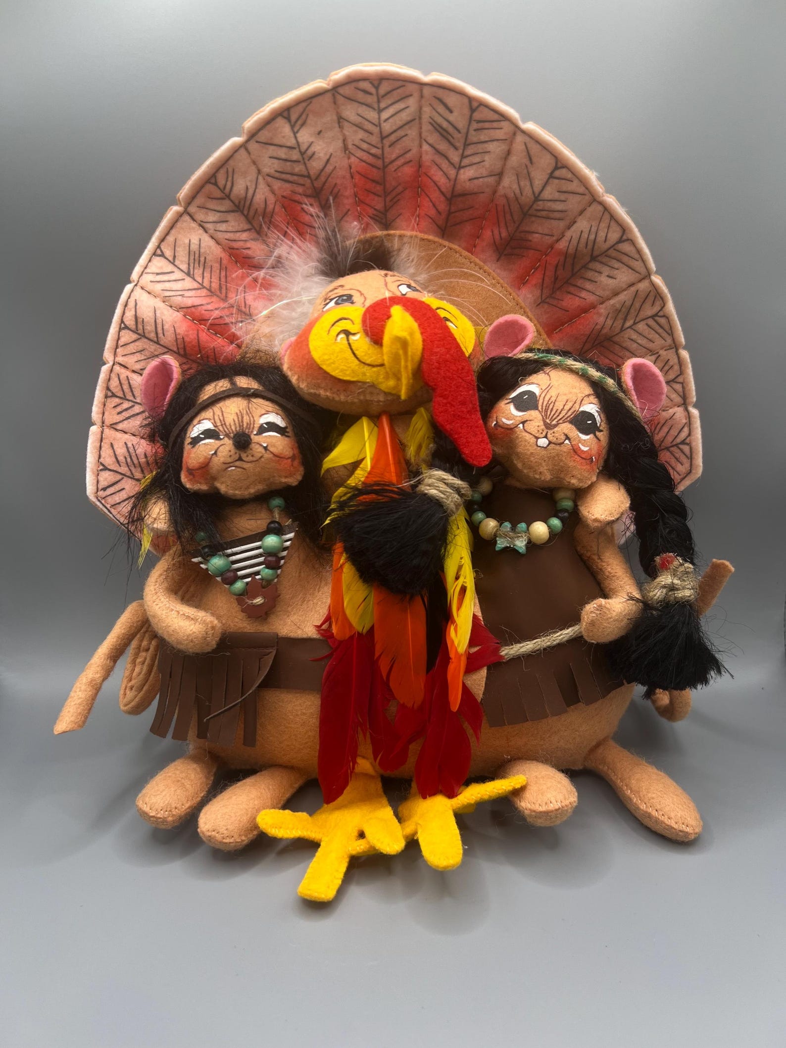 Annalee 10” Let’s Talk Turkey Thanksgiving Decor Fall Theme Tabletop ...
