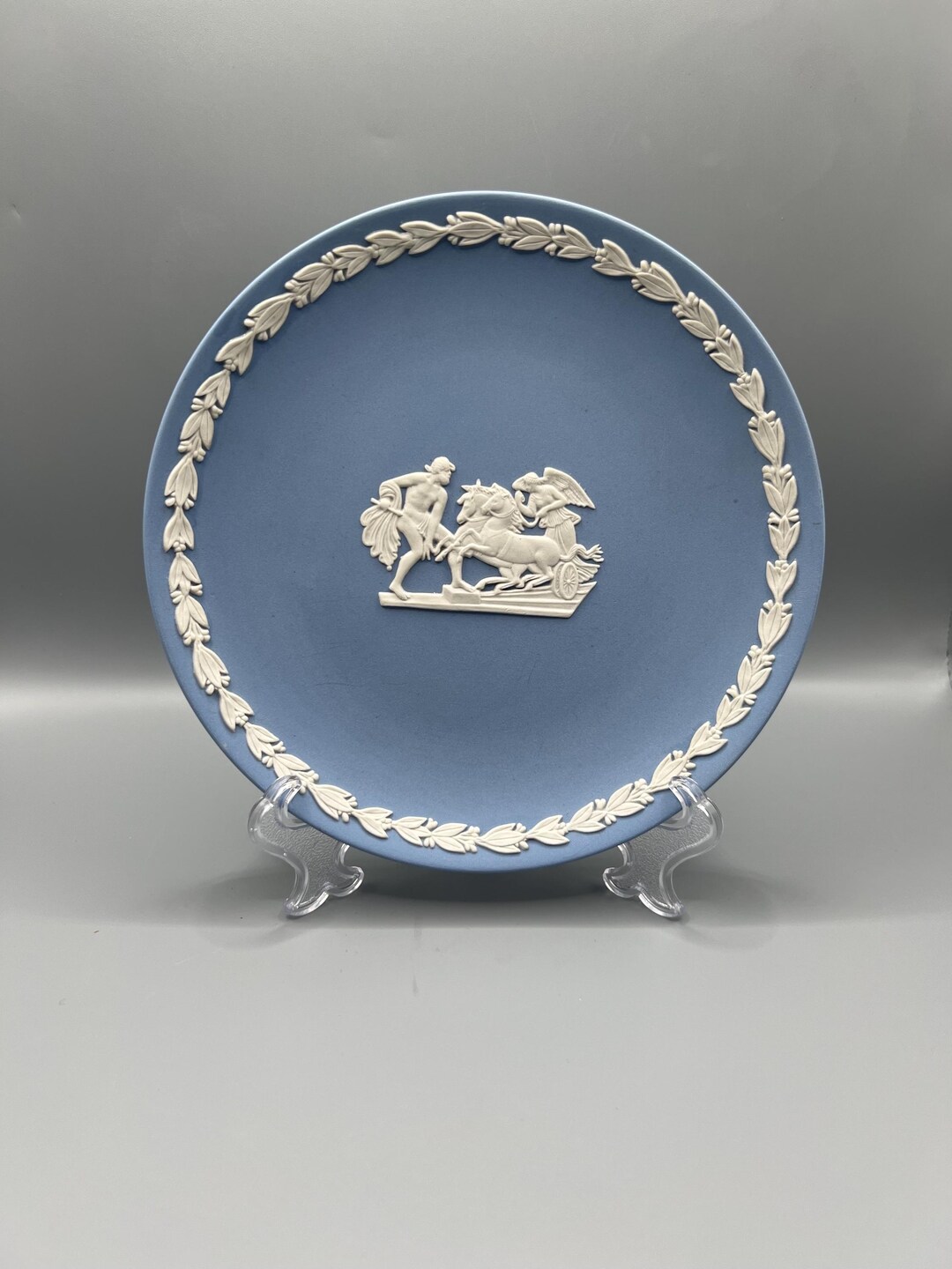 Vintage Wedgwood Blue Jasperware Small Plate – Collectible With ...