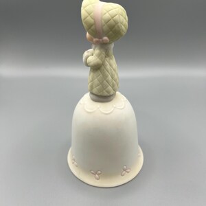 Vintage Precious Moments 1986 Christmas Bell Wishing You A Merry ...