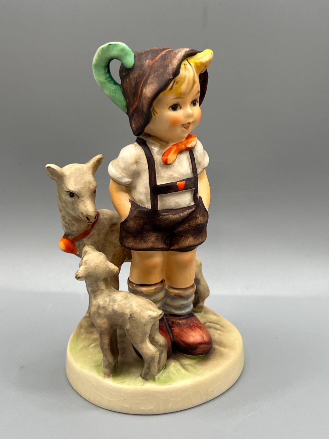 Little Goat Herder Boy With Baby Goats – Vintage Hummel Figurine Hand ...