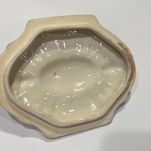Vintage Capodimonte Style White Ceramic Floral Trinket Box With Lid ...