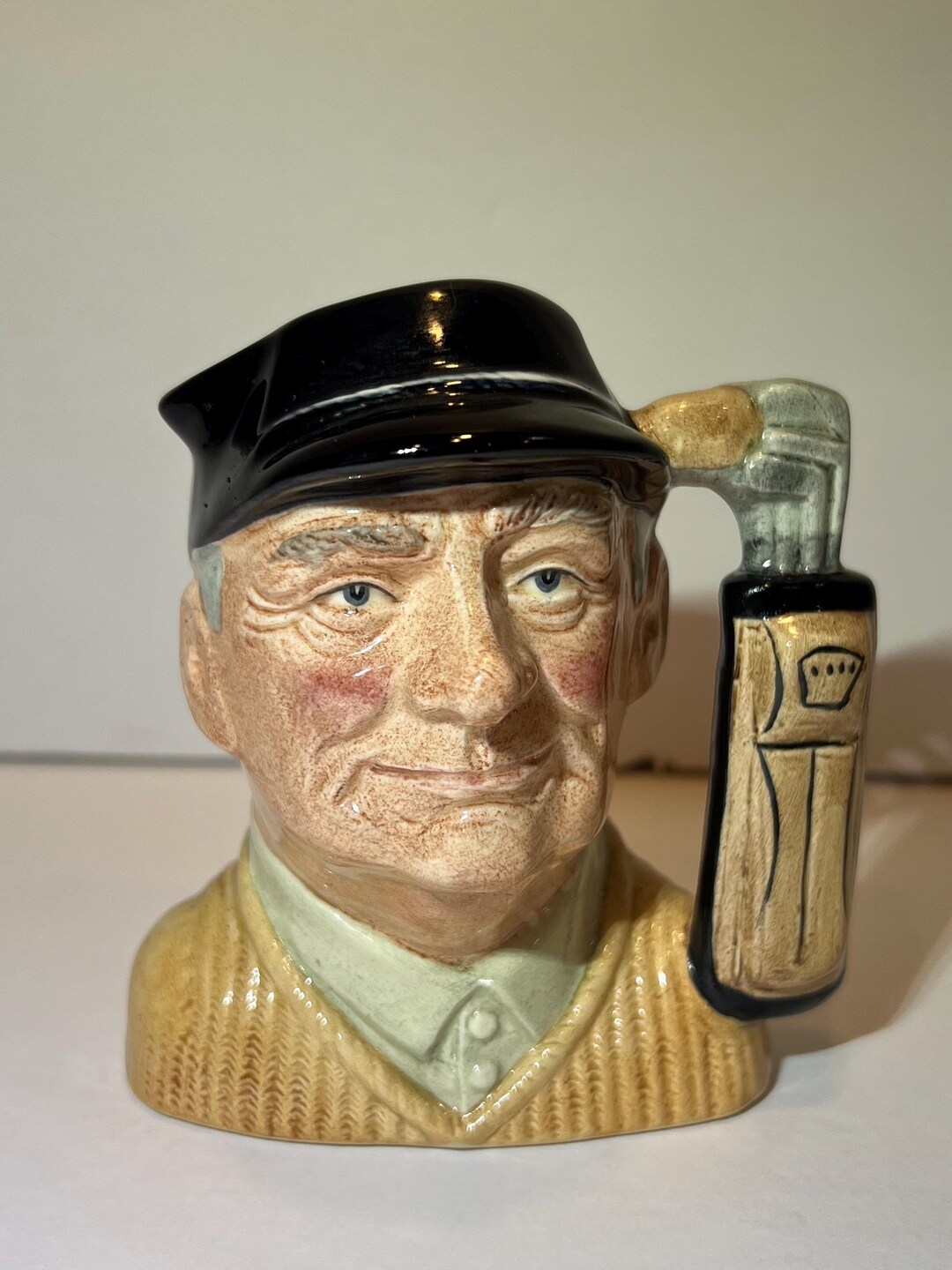 1970s Royal Doulton Toby Jug Character Golfer Vintage Royal Doulton ...