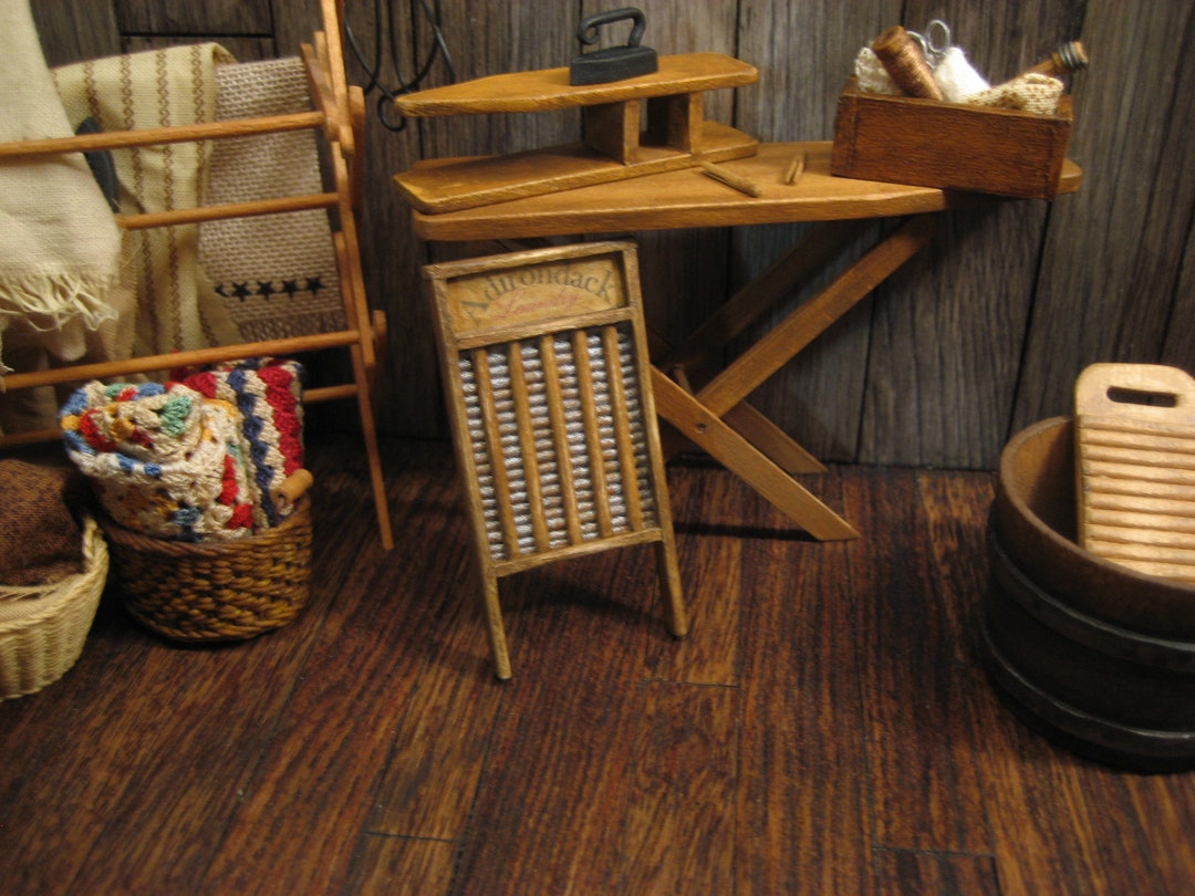 Miniature Washboard Dollhouse Primitive Laundry Scrubber Wash - Etsy