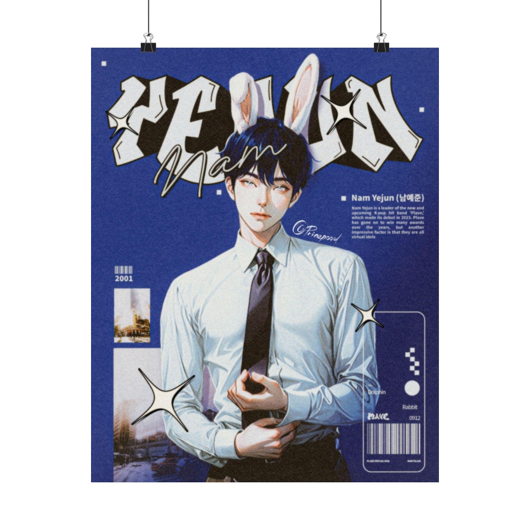 PLAVE Yejun Matte Vertical Posters Ver.2 - Etsy