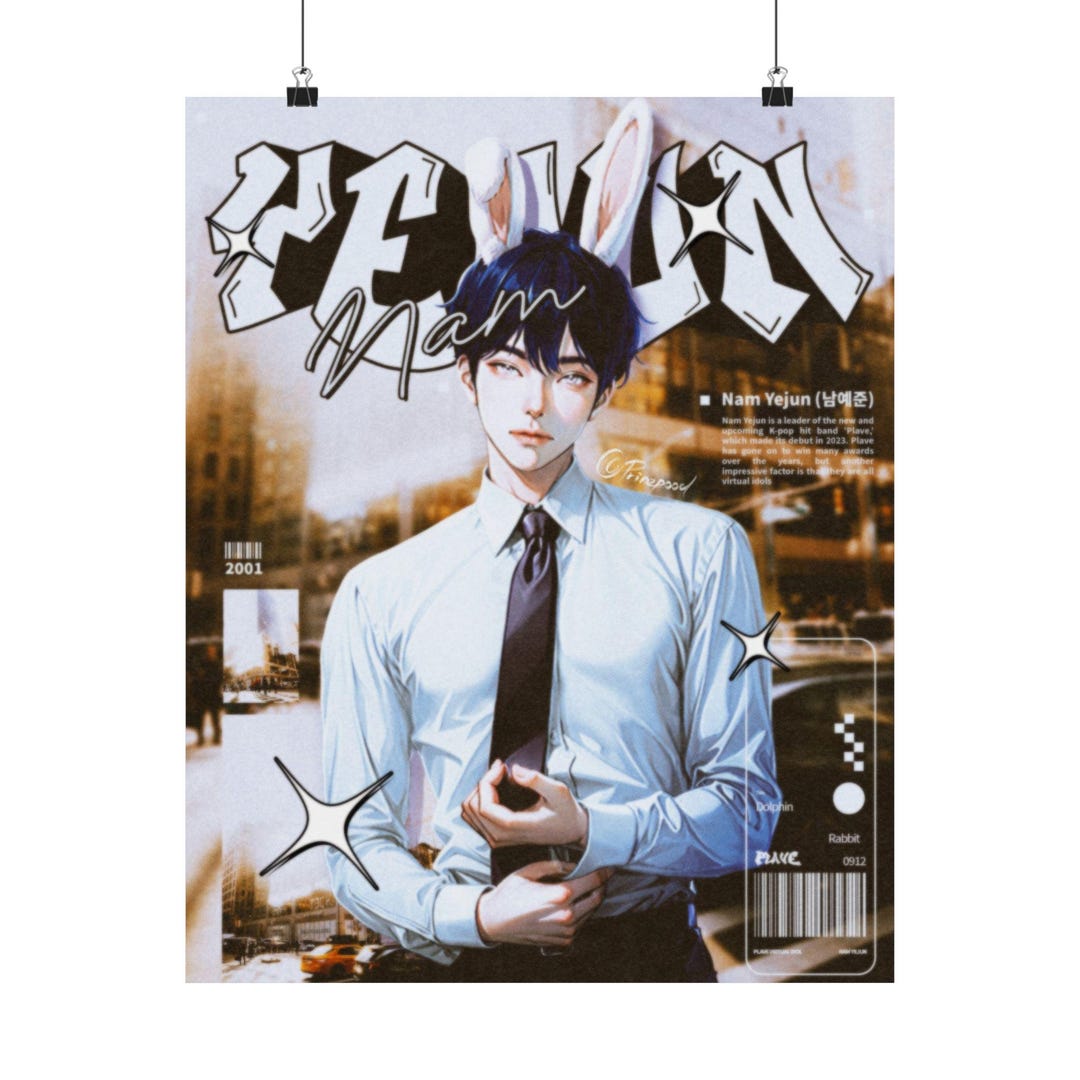 PLAVE Yejun Matte Vertical Posters Ver.1 - Etsy