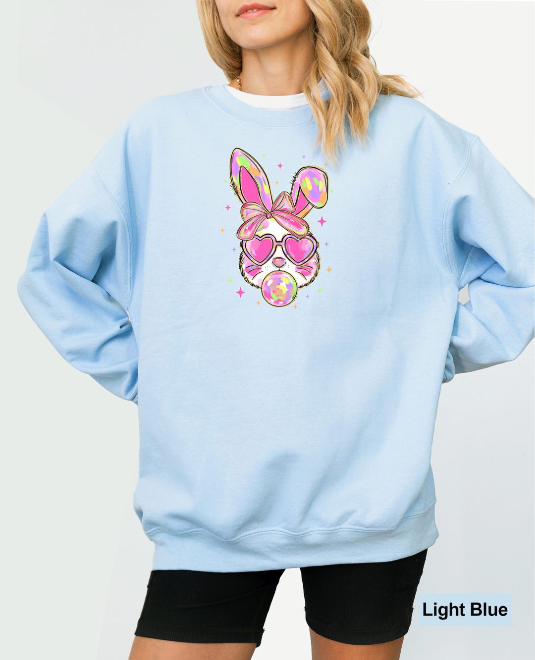 Easter Bunny Sweatshirt, Happy Easter Hoodie, Easter Rabbit Hoodie ...