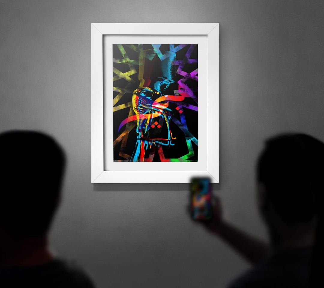 Sufi-inspired Color Explosion: Modern Dervish Art - Etsy