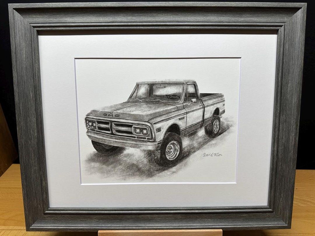 2nd Generation GMC C10 CK Two-tone Pickup Truck 1967 - 1972 Graphite ...