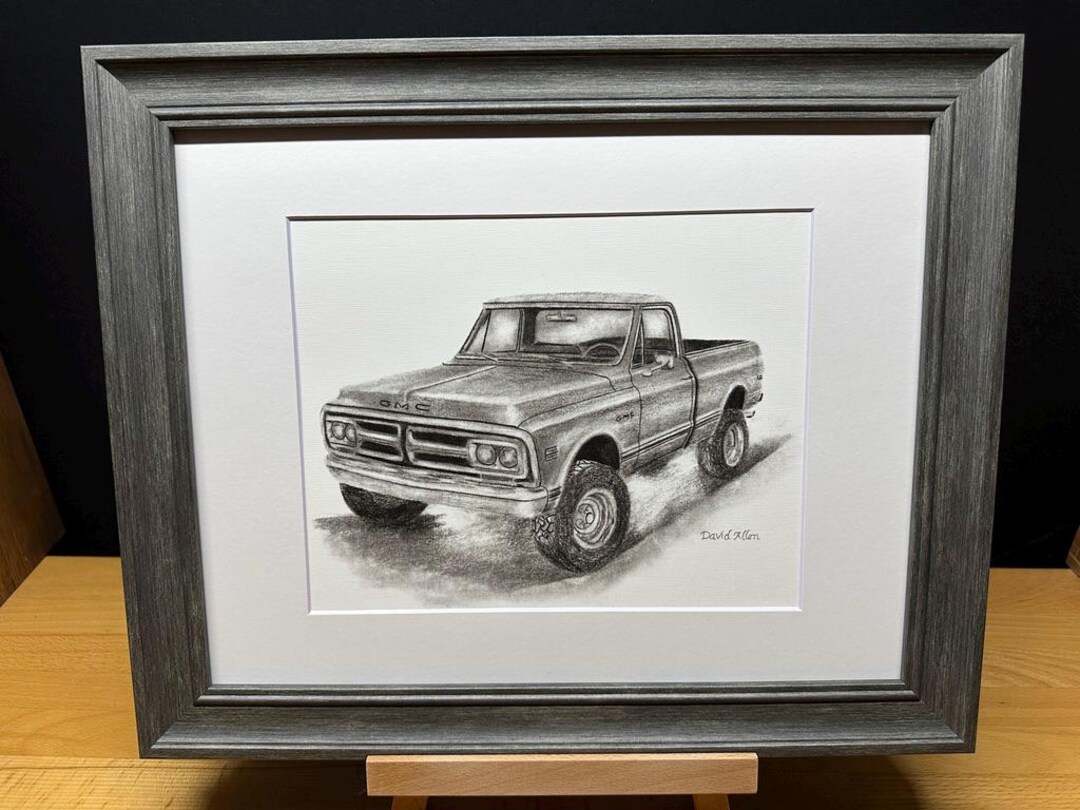 2nd Generation GMC C10 CK Pickup Truck 1967 Through 1972 Graphite ...