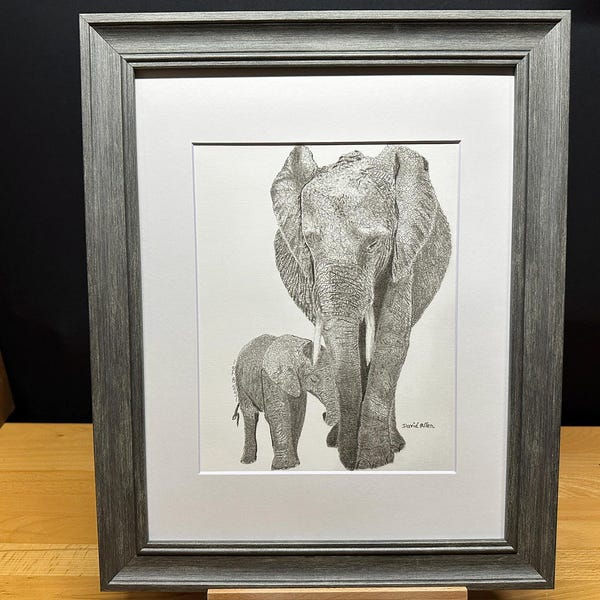 Graphite Animal Prints - Etsy