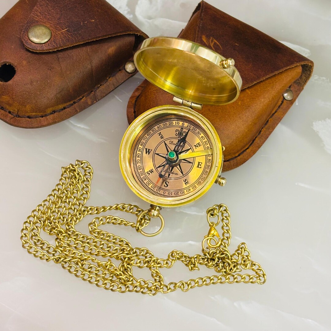 Brass Military Compass From World War II, Pocket Compass, and British ...