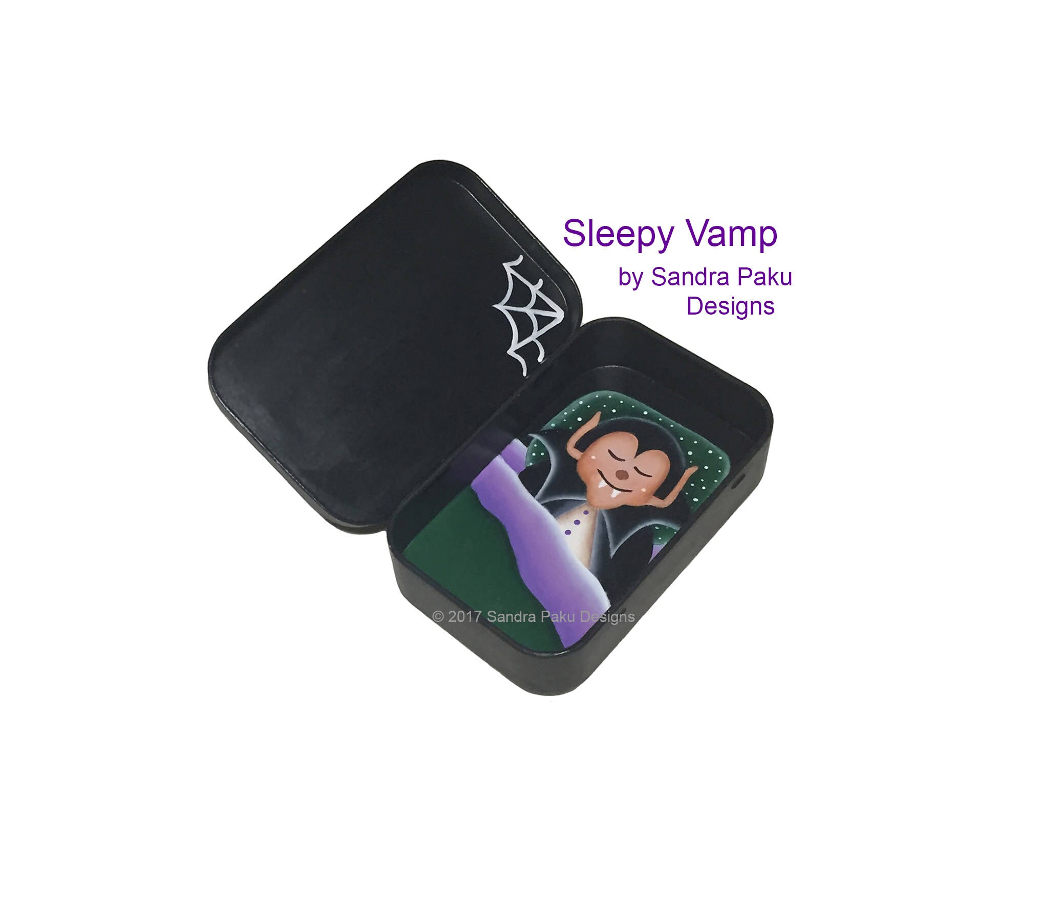 E-pattern_ Sleepy Vamp_tole Painting Pattern by Sandra Paku - Etsy