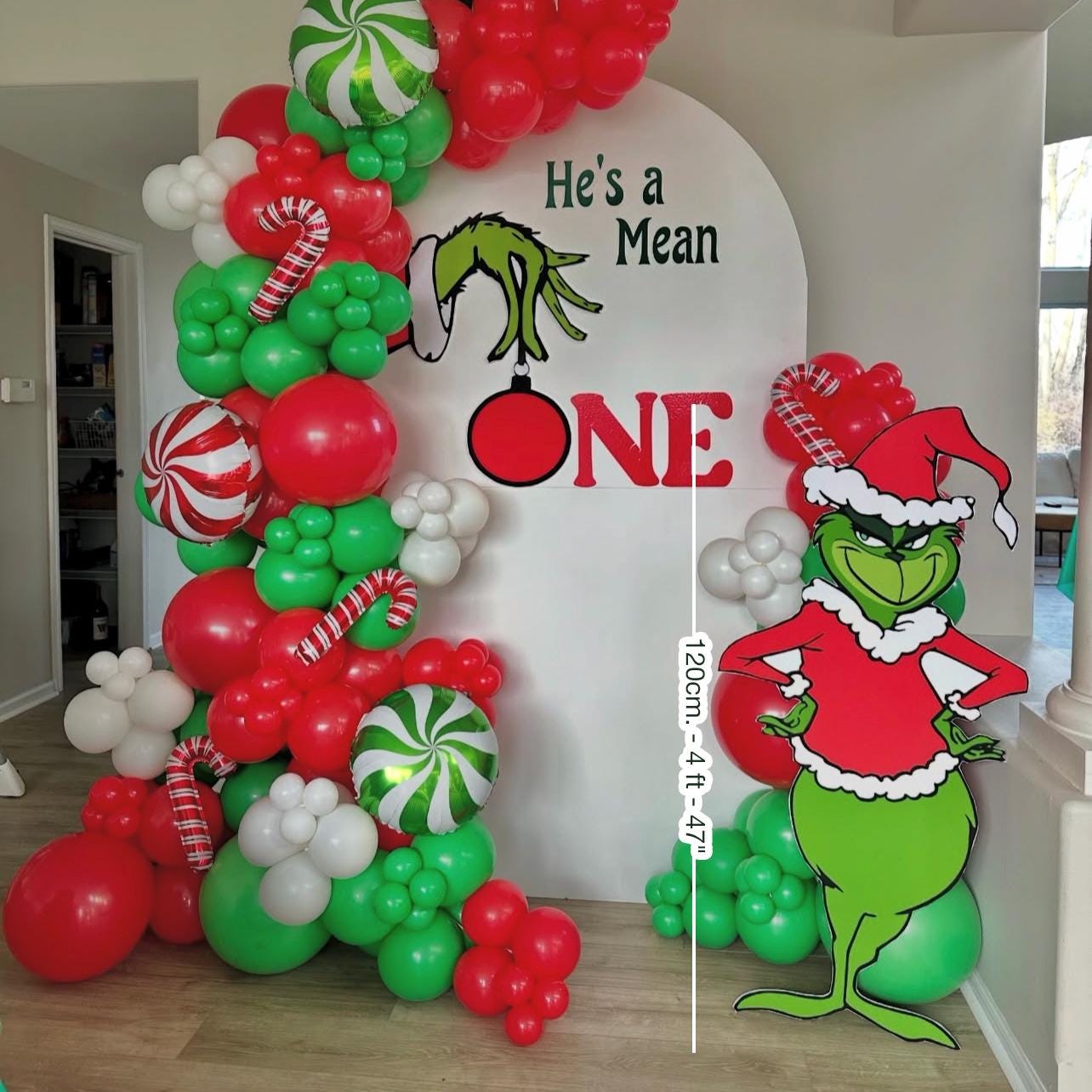 Grinch Holiday Yard Sign, Huge Grinch Christmas Standee, Christmas ...