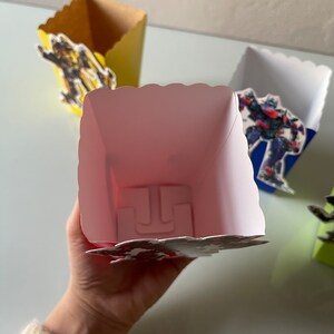 Transformers Party Popcorn Box, Rescue Bots Birthday Treats Box ...