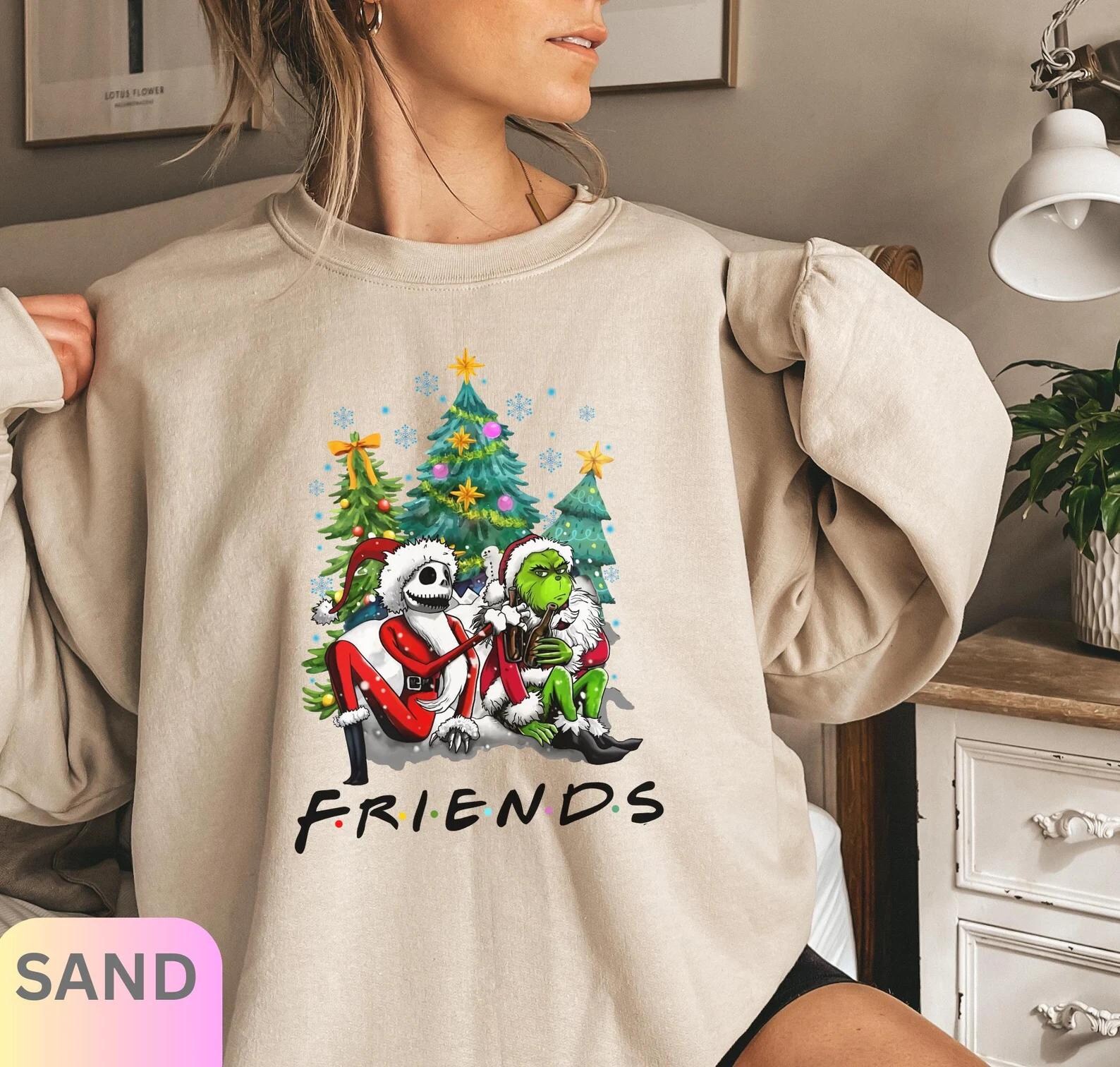 Grinch and Jack Skellington Png ,christmas Friends Png, Jack and Grinch ...
