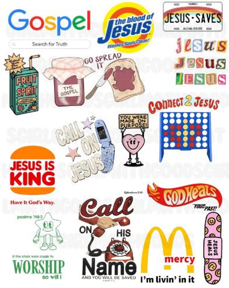 Christian Digital Stickers Pack, Faith Stickers, Bible Study Stickers ...