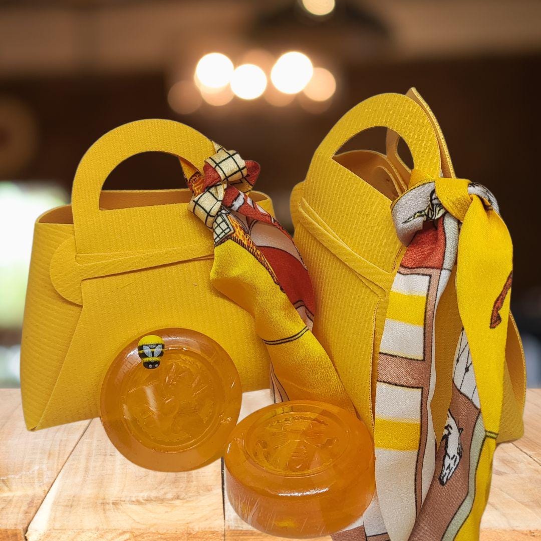 Handmade Honey Soap Gift Set – Elegant Mini Handbag Packaging - Etsy