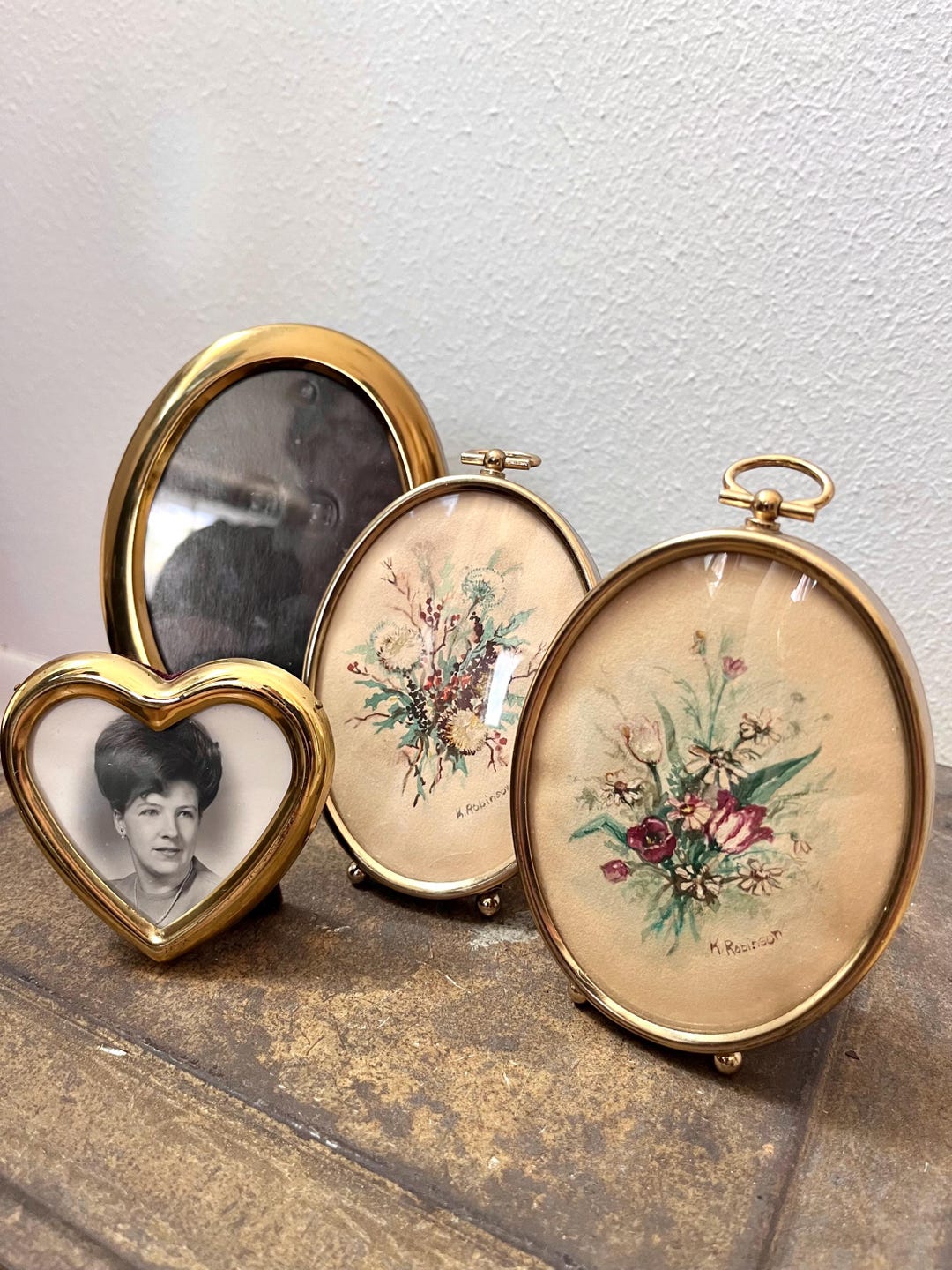 Brass Photo Frames / Vintage Picture Frames / Picture Frame Collection ...