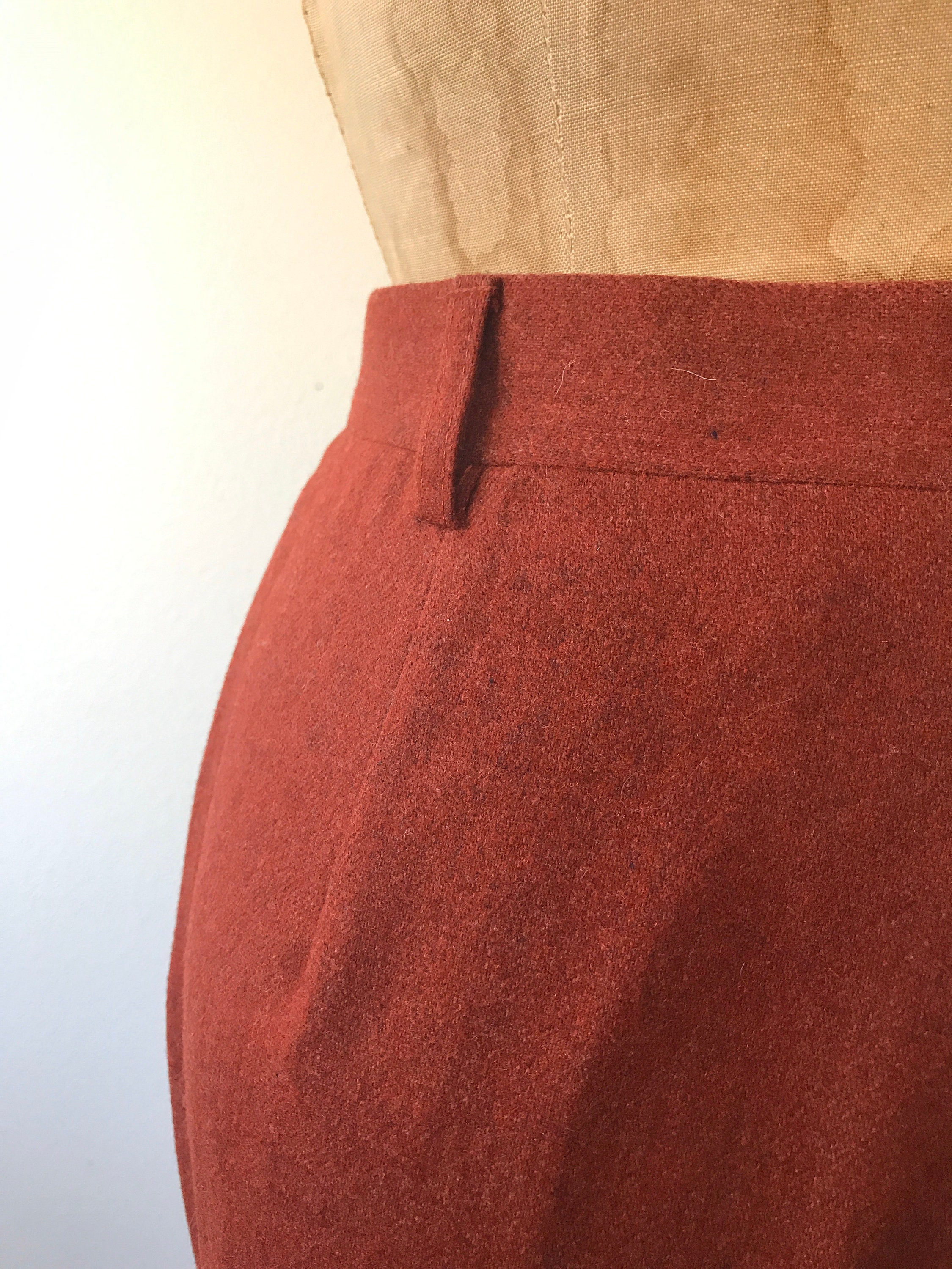 vintage wool pants/ vintage dress pants / 70s Madrone wool trousers