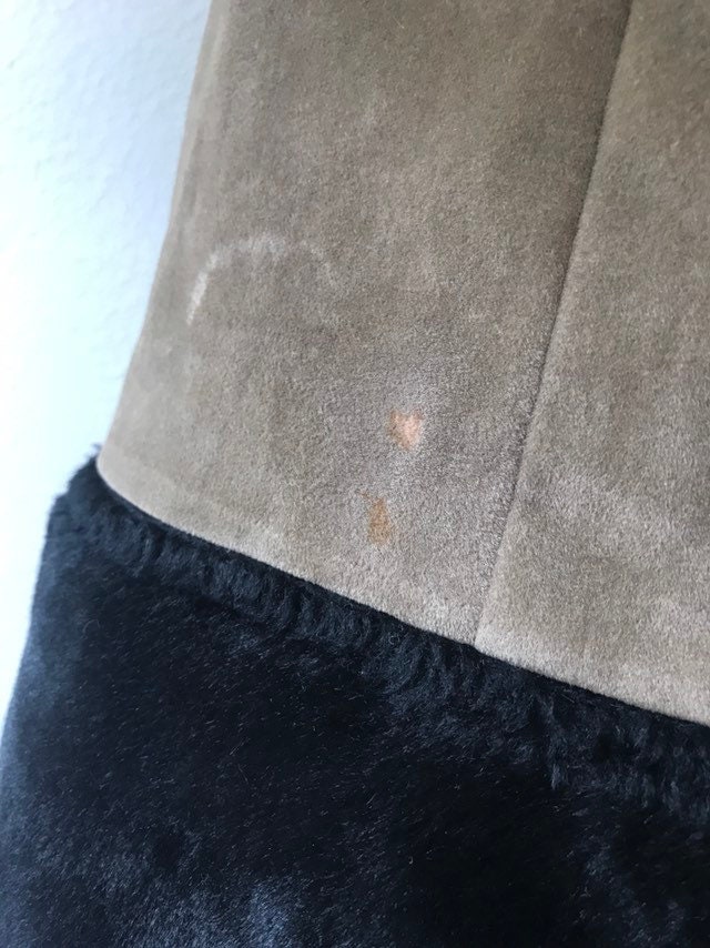 70s vintage coat / faux fur coat / Veruschka coat