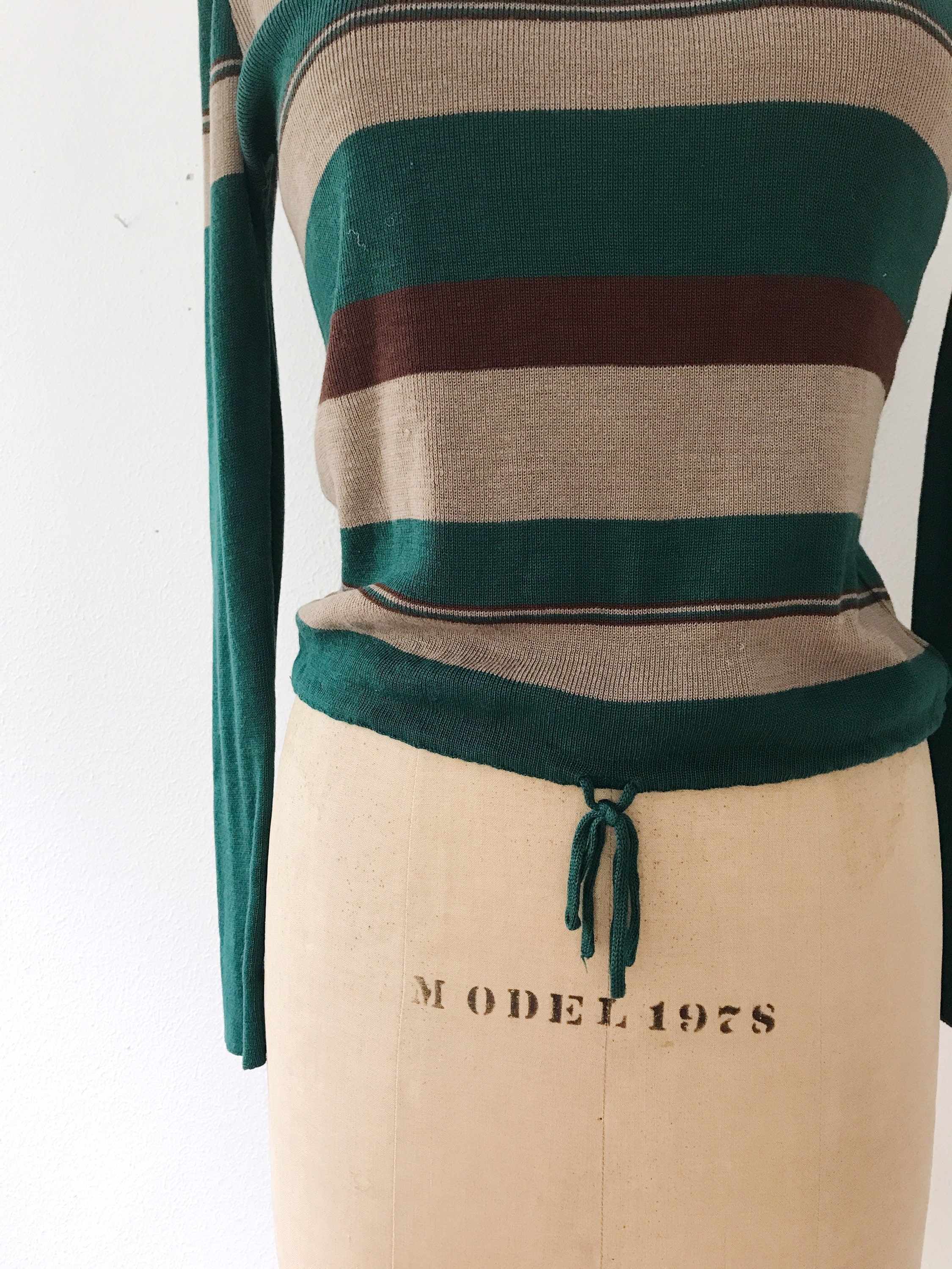 reserved for LISA vintage hooded sweater / vintage striped sweater ...