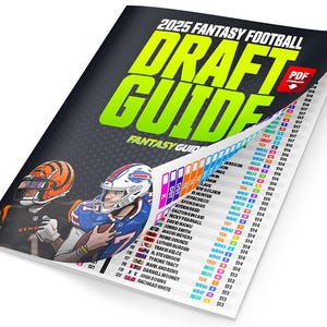 2025 Fantasy Football Draft Printable Cheat Sheet - Etsy