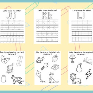 Printable Alphabet Journal; Letter Formation; Uppercase and Lowercase ...