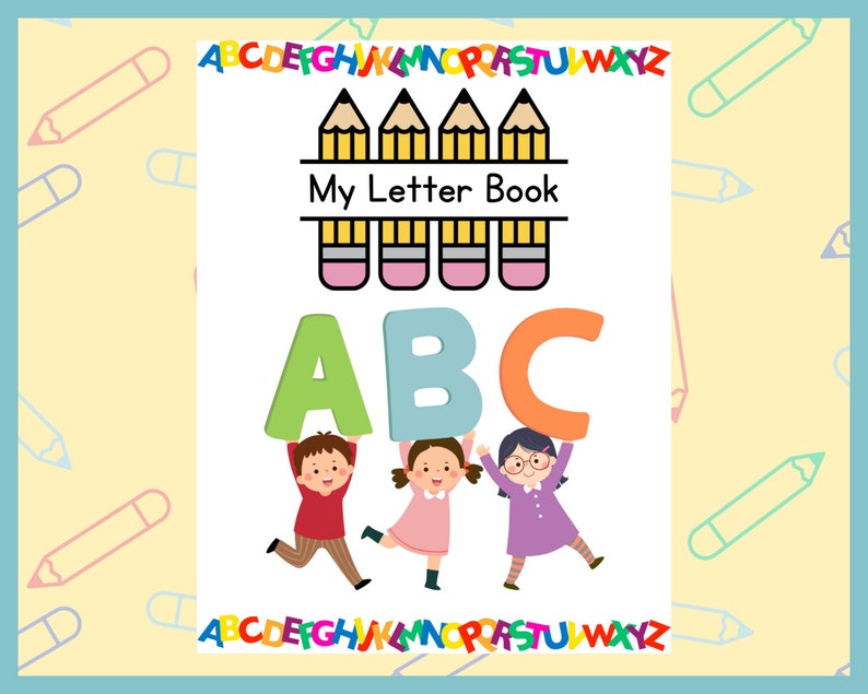 Printable Alphabet Journal; Letter Formation; Uppercase and Lowercase ...