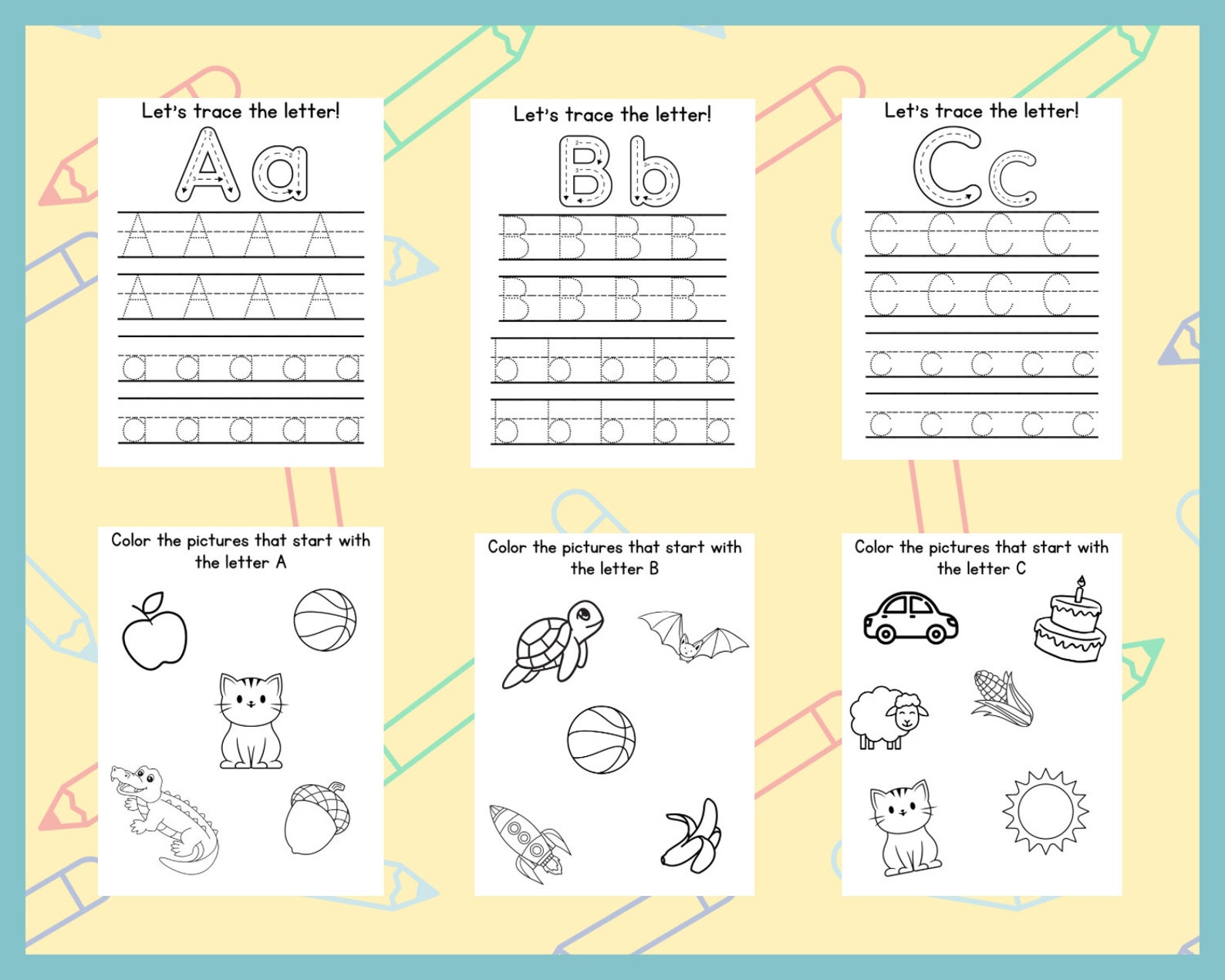 Printable Alphabet Journal; Letter Formation; Uppercase and Lowercase ...