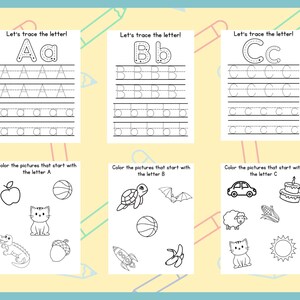 Printable Alphabet Journal; Letter Formation; Uppercase and Lowercase ...