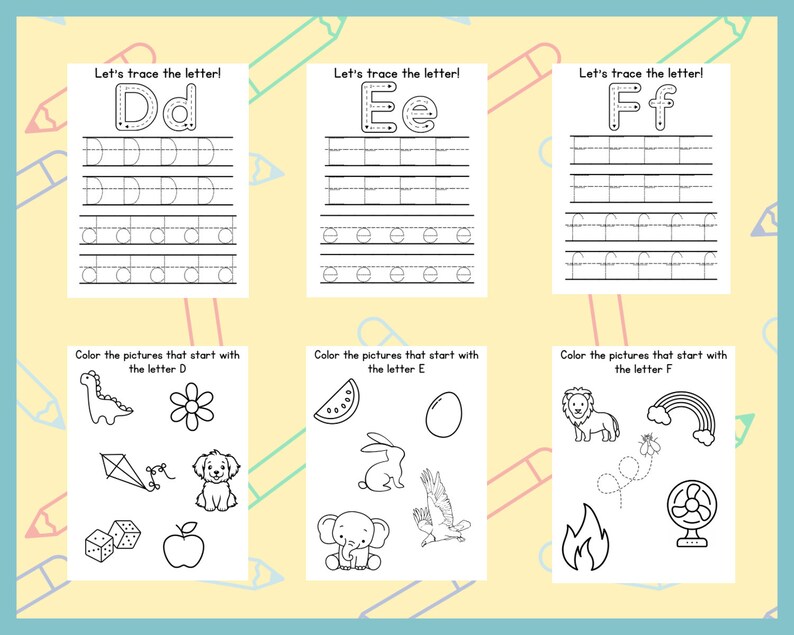 Printable Alphabet Journal; Letter Formation; Uppercase and Lowercase ...