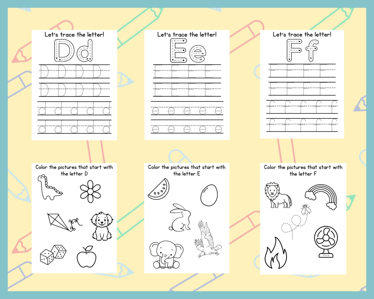 Printable Alphabet Journal; Letter Formation; Uppercase and Lowercase ...