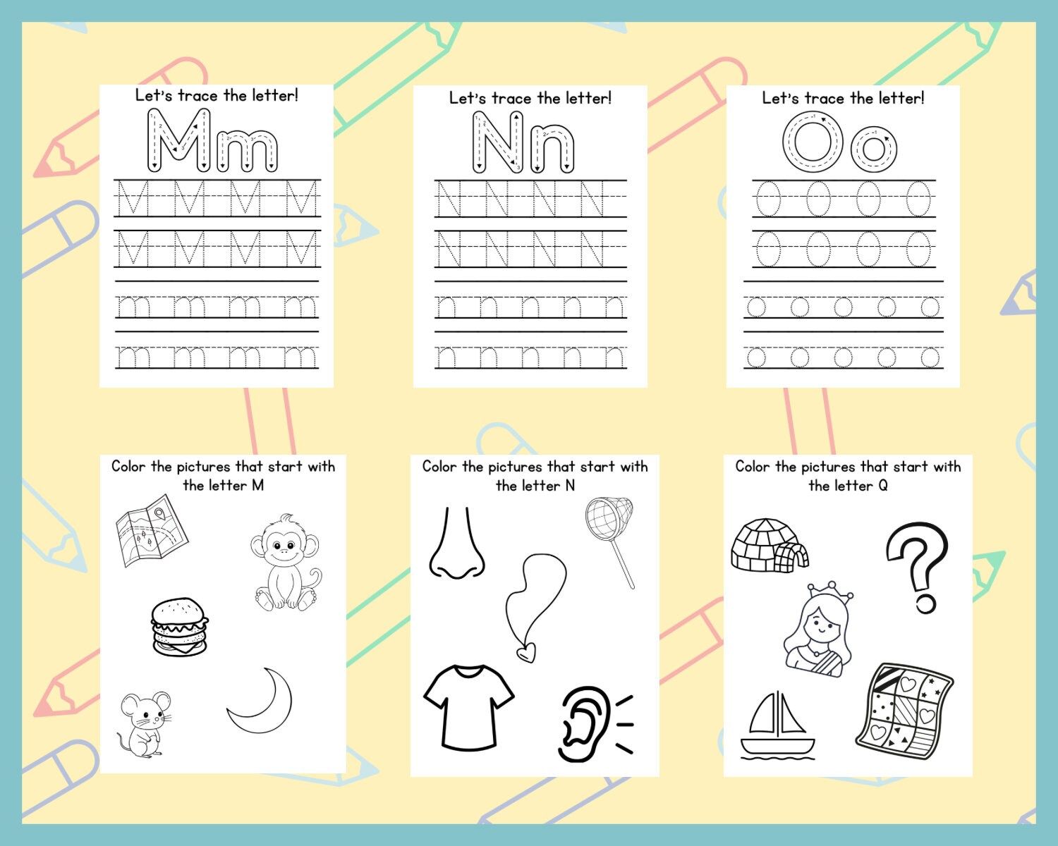Printable Alphabet Journal; Letter Formation; Uppercase and Lowercase ...