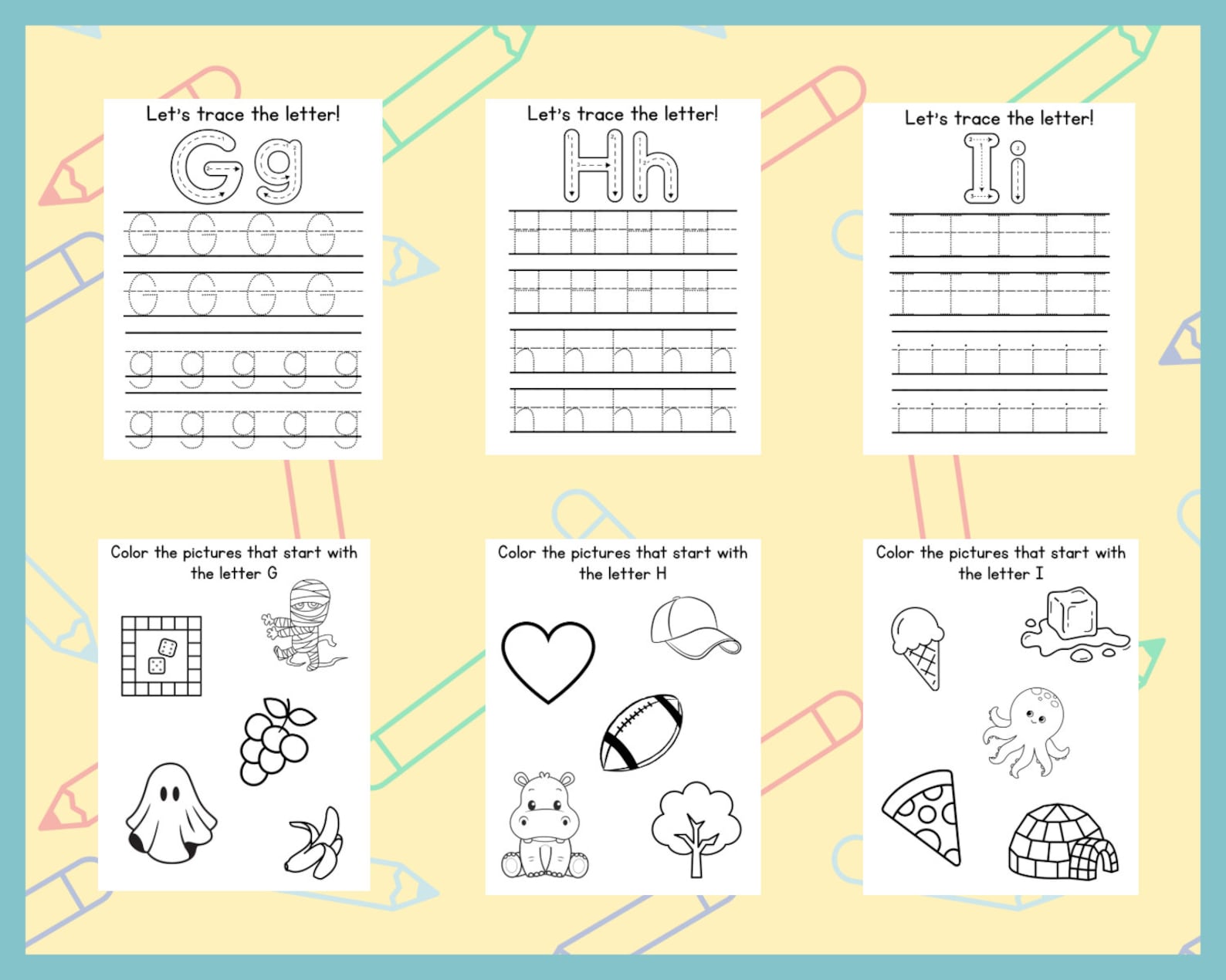 Printable Alphabet Journal; Letter Formation; Uppercase and Lowercase ...