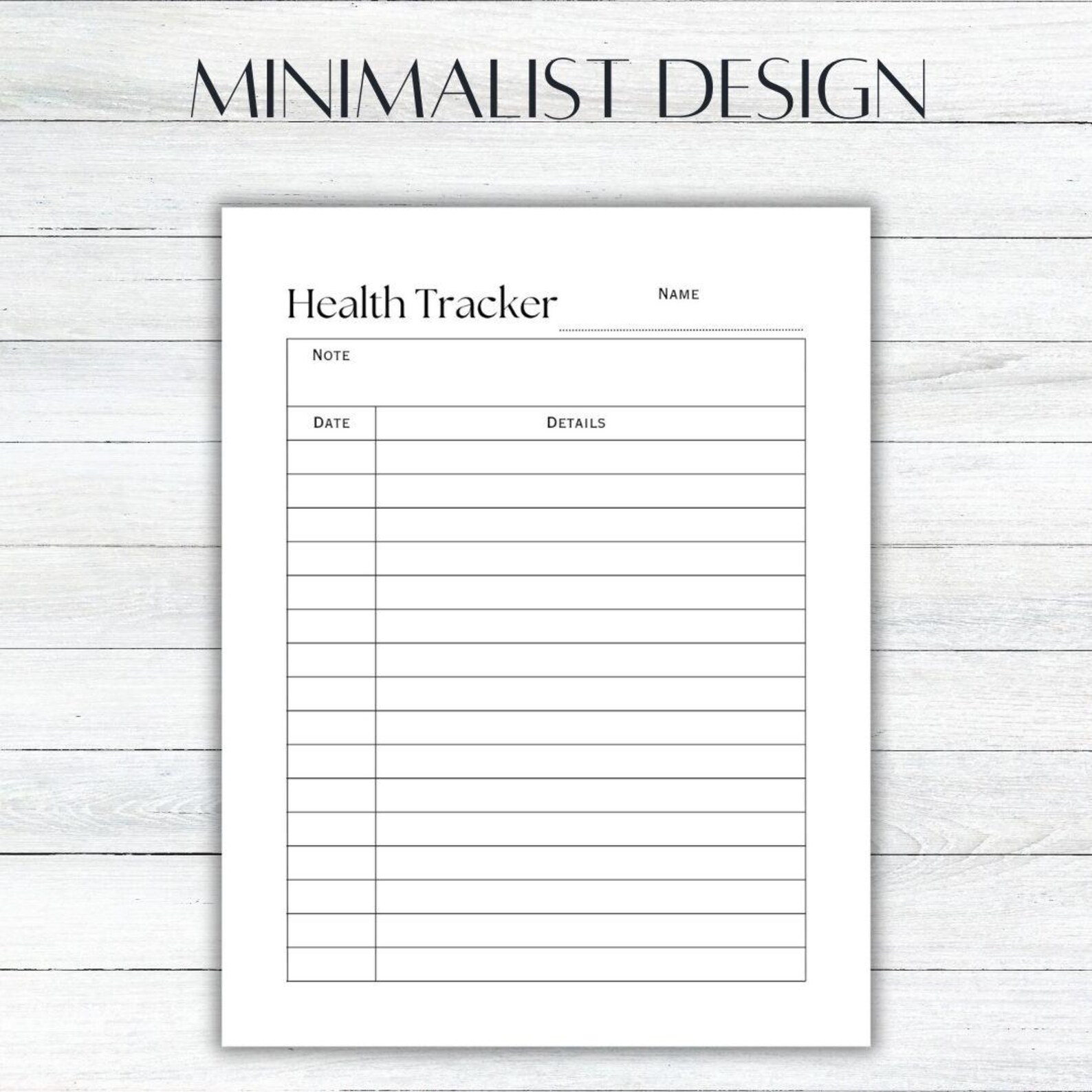 Medical Tracker for Planner Printable Health Tracker Medication Tracker ...