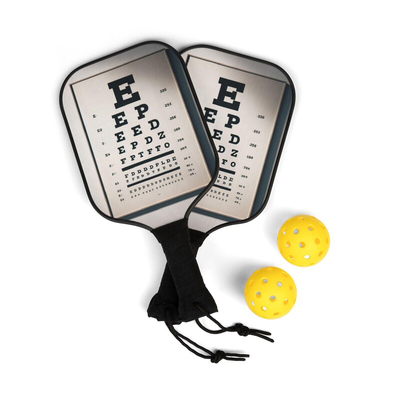 Eye Chart Pickleball Kit - Etsy
