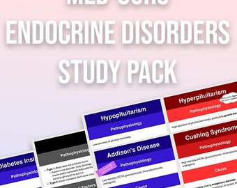 Endocrine Study Guide - Etsy