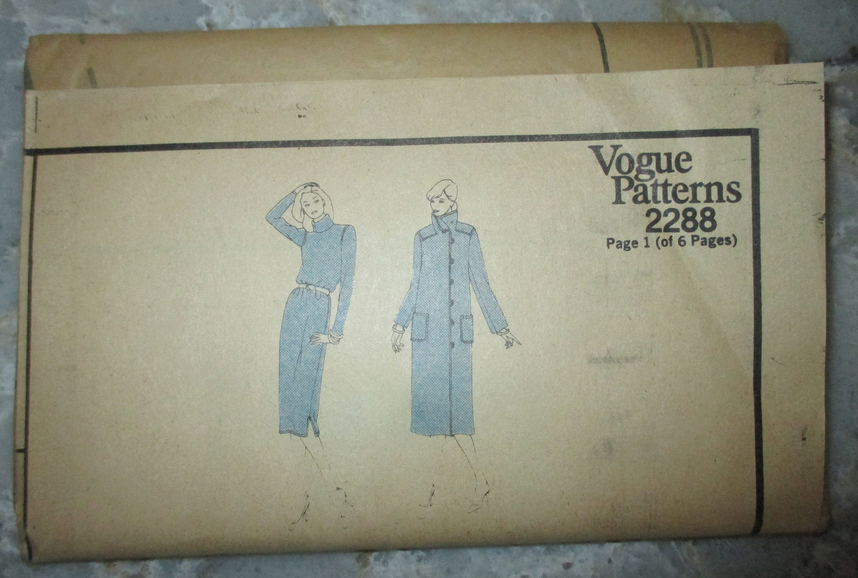 Fabric Craft Supplies & Tools VINTAGE 1980's SEWING pattern John ...