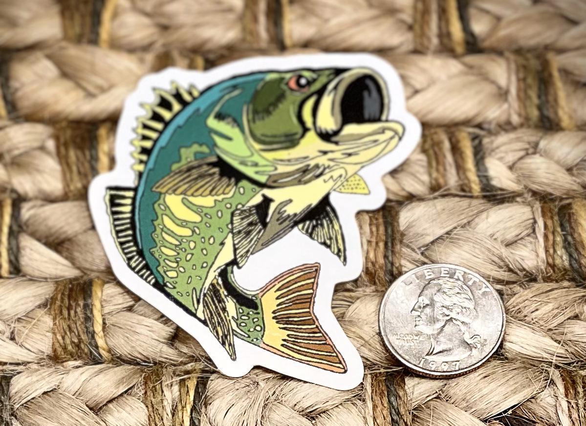 Largemouth Bass Sticker - Etsy