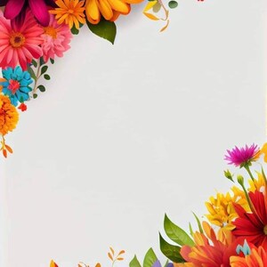 Floral Cute Notepad, Note Template, Stationery, Digital Downloads ...