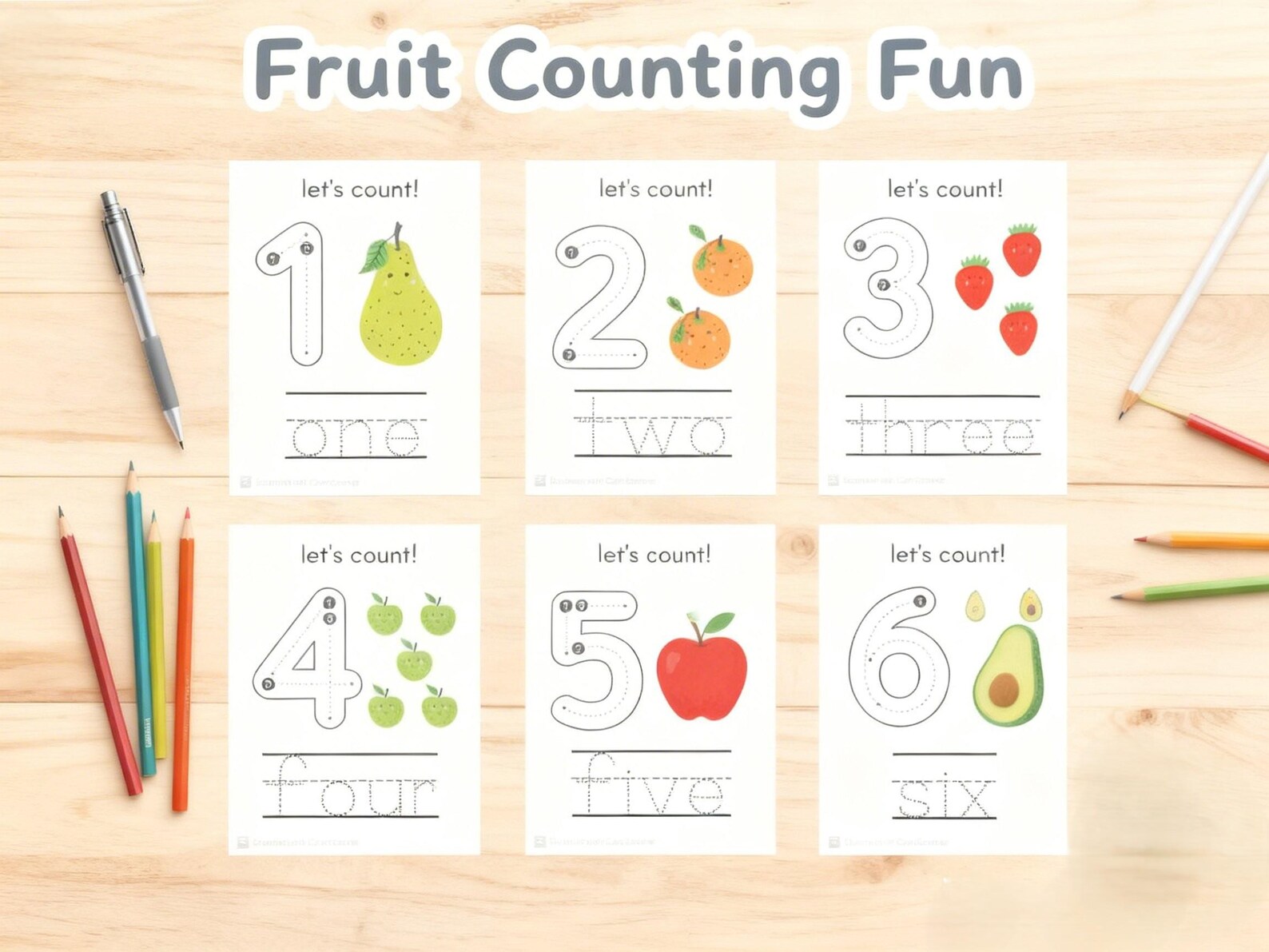 Digital Download, Coloring Pages for Kids, Coloring Numbers, Let's ...