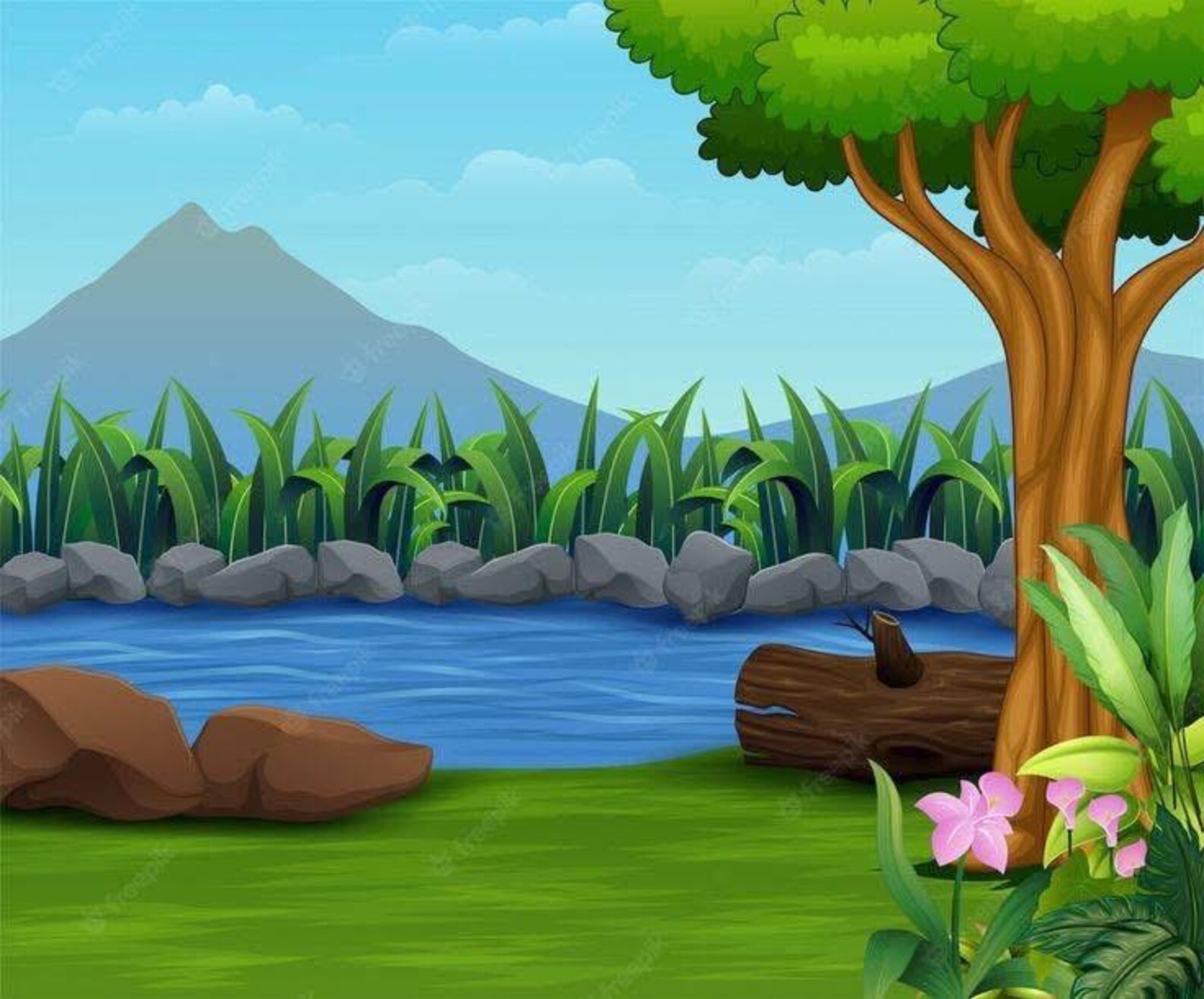 Nature Background Art Print, Digital Download - Etsy