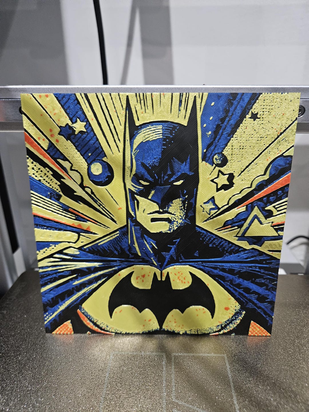 Batman 3d Printed Hueforge 150mm X 150mm - Etsy