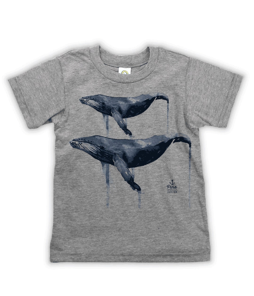 Watercolour Humpback's on Kids T-shirt - Etsy
