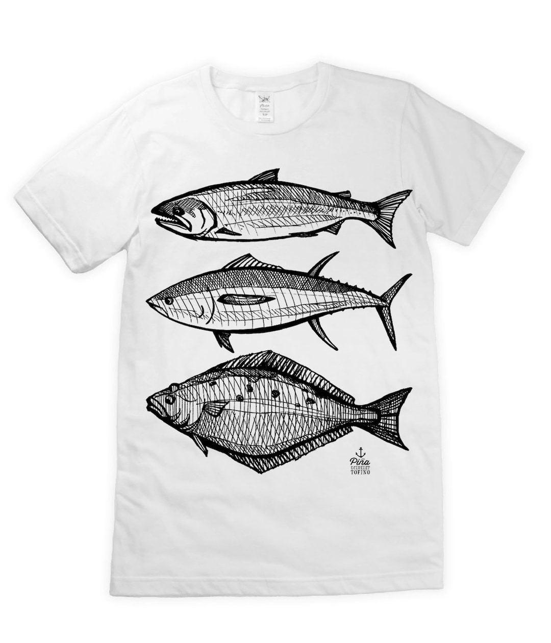 Salmon Tuna Halibut Fish Unisex T-shirt - Etsy