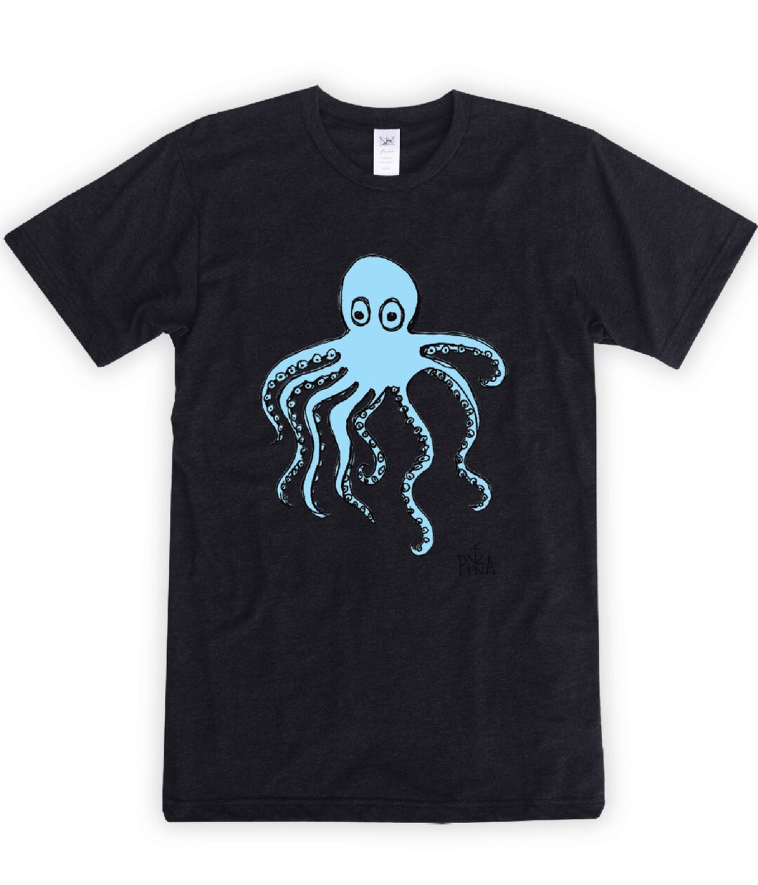 Squiggly Octopus Unisex T-Shirt - Etsy.de